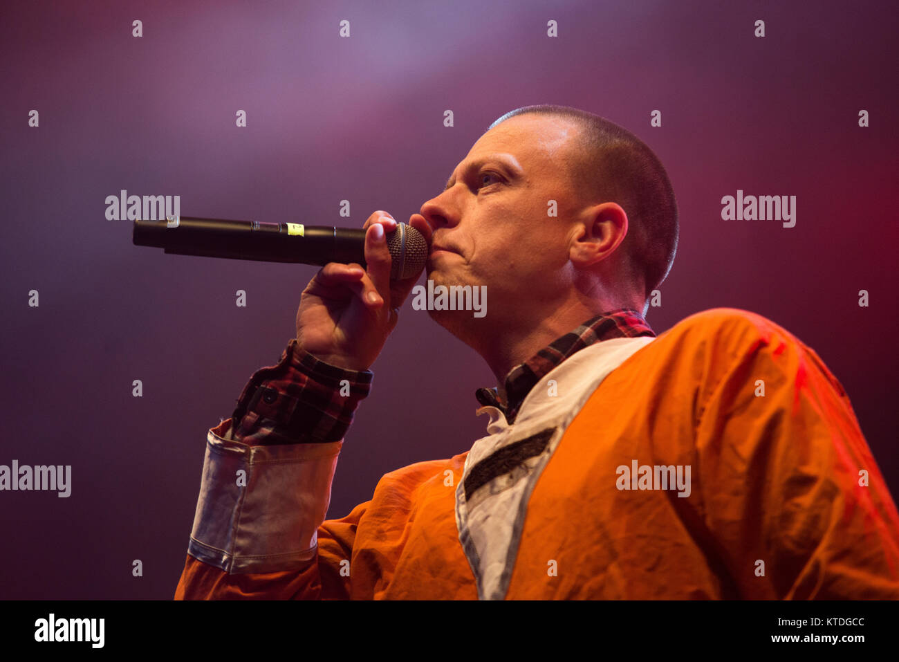 The legendary Danish rap group Malk De Koijn performs a live concert at ...