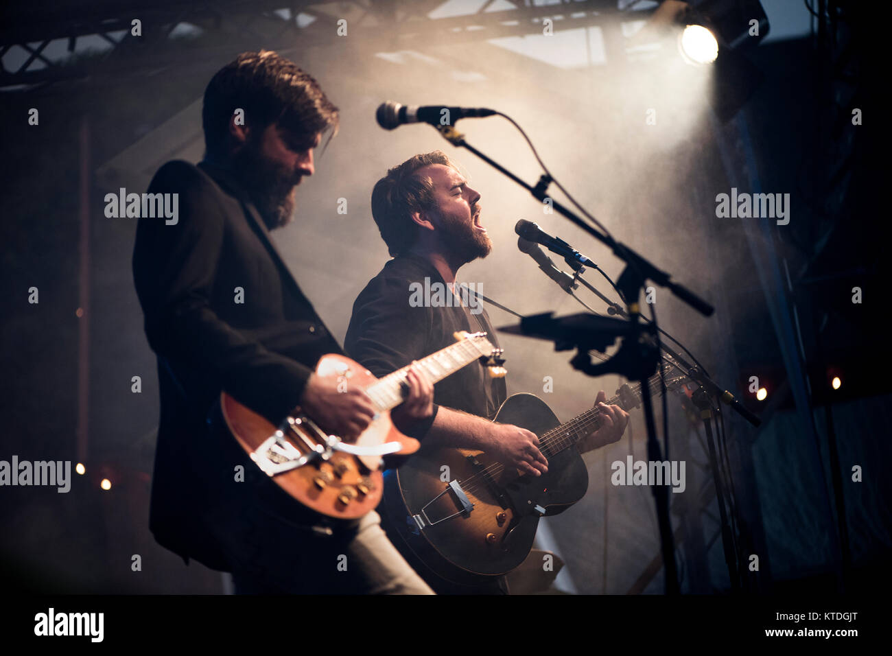The Faroese band Marius Ziska performs a live concert at the Faroese ...