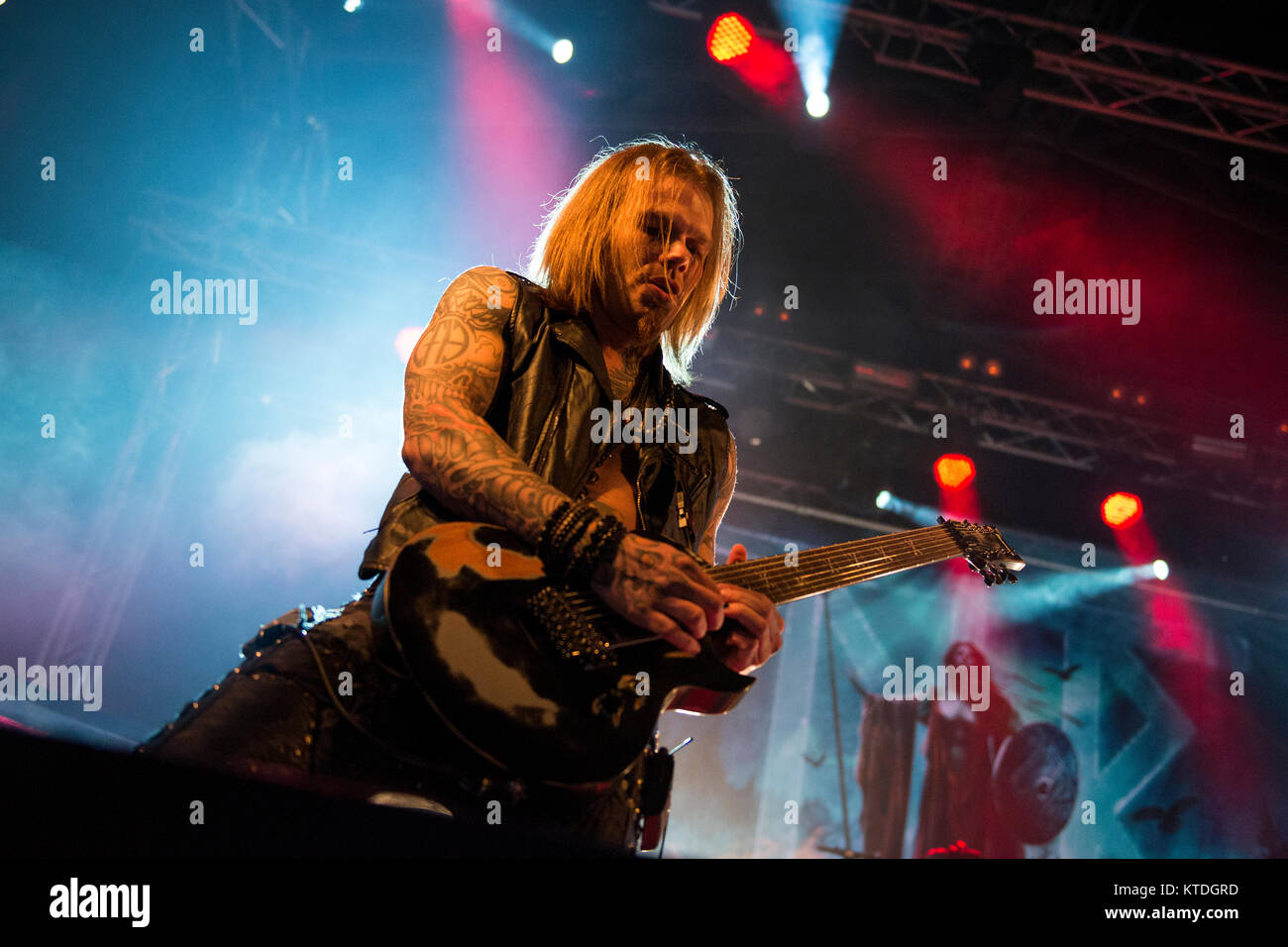 The Faroese heavy metal band Týr performs a live concert at the Nordic ...