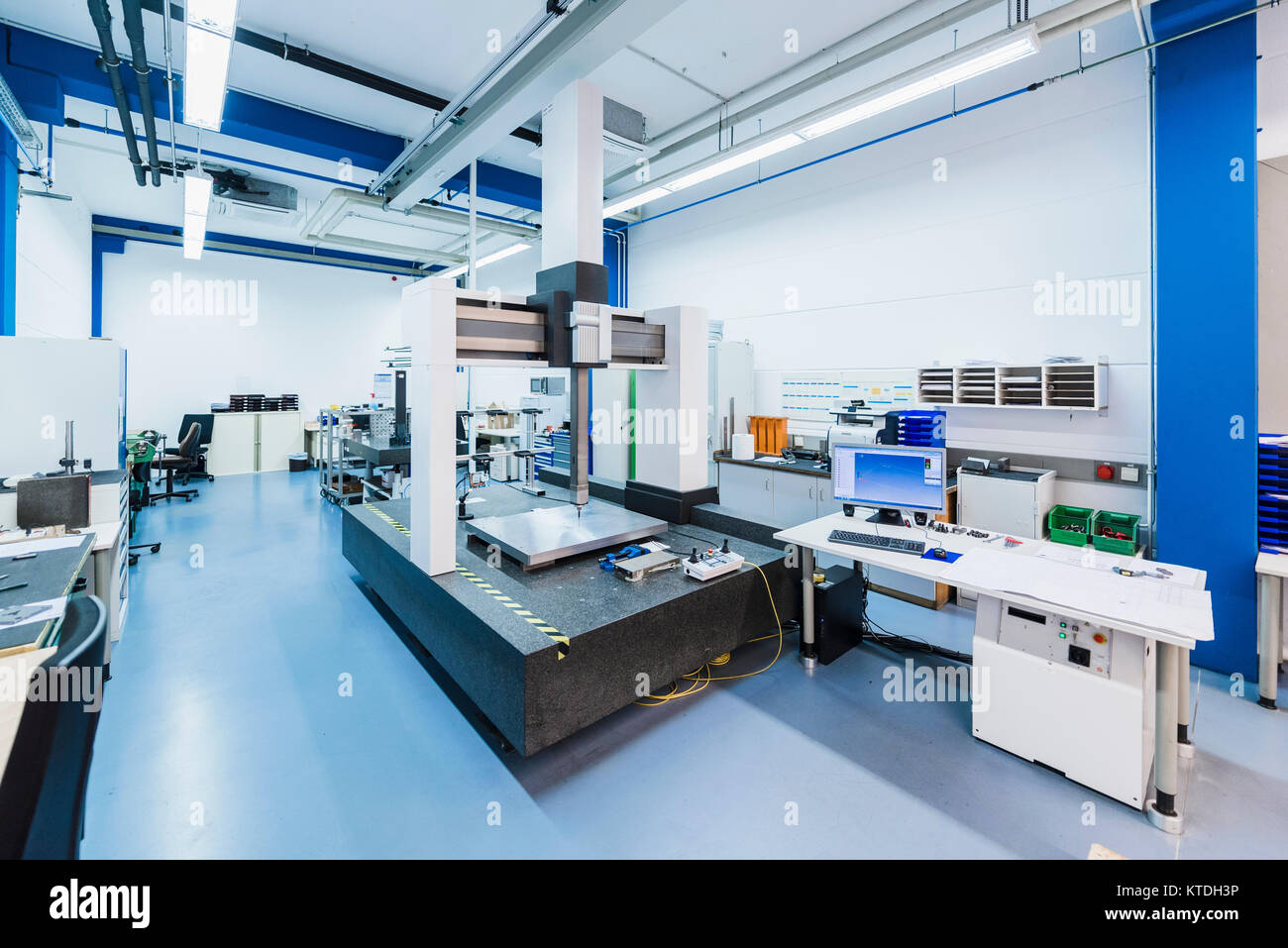 Measuring device in a factory Stock Photo - Alamy