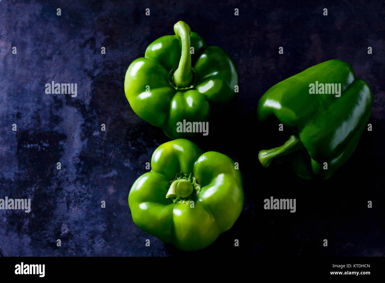 Three green peppers hi-res stock photography and images - Alamy