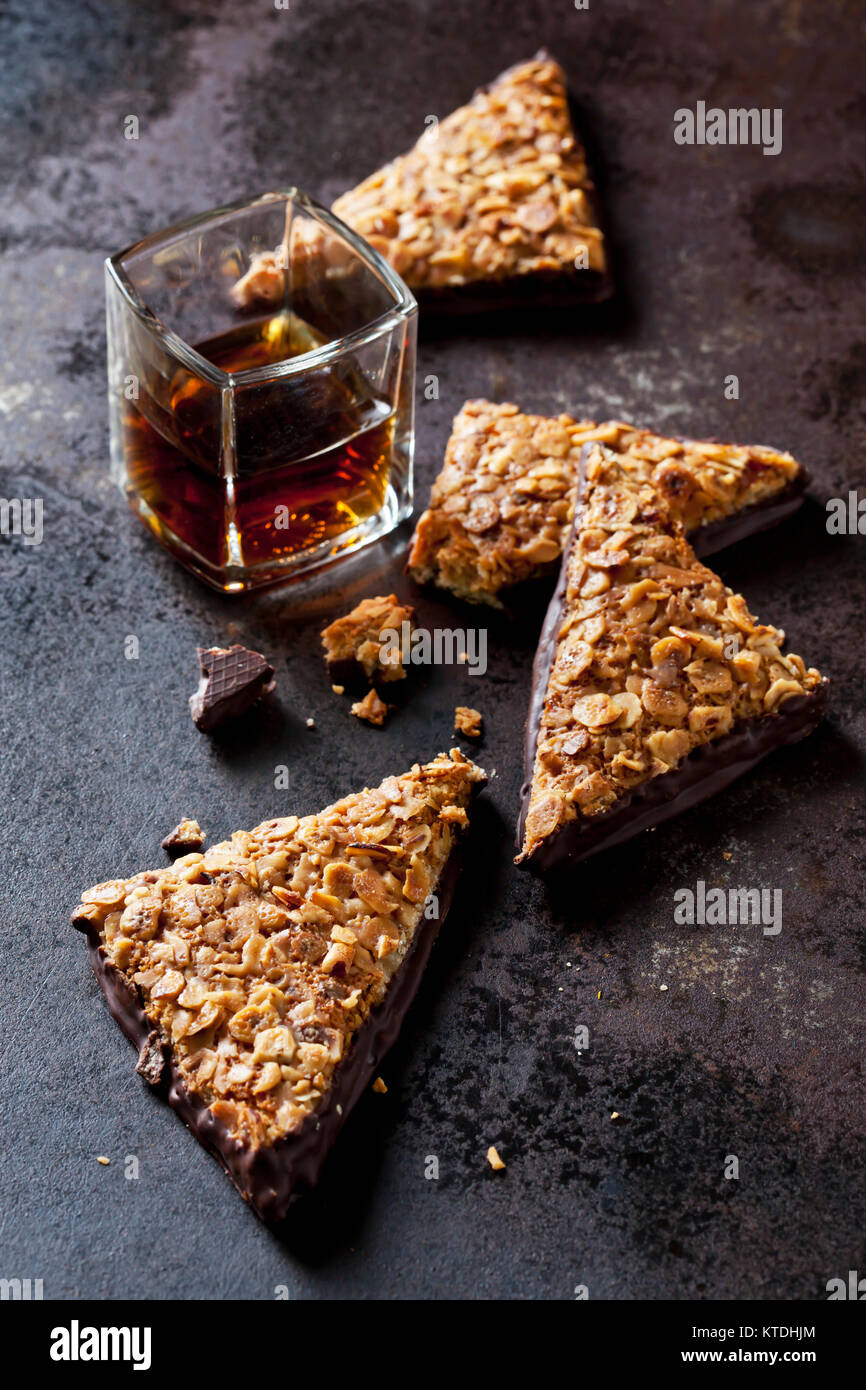 Nut pastry triangles hi-res stock photography and images - Alamy