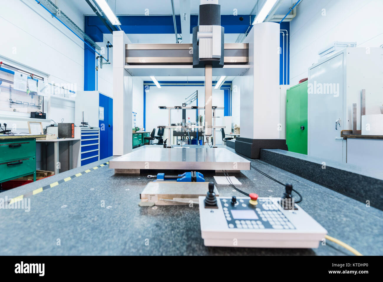 Measuring device in a factory Stock Photo - Alamy