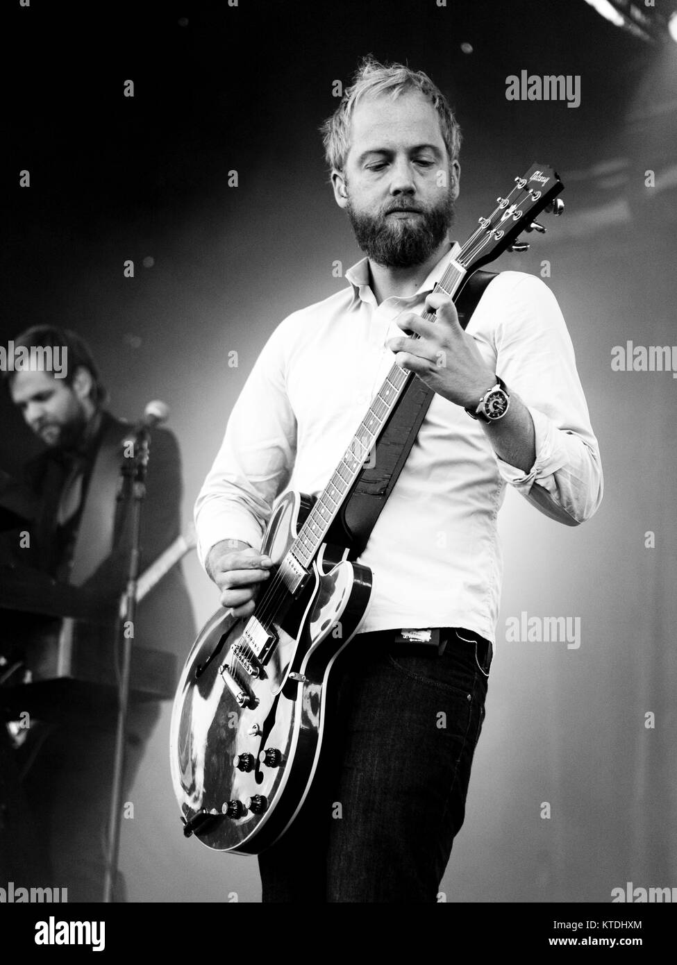 Lead singer and guitarst Kasper Eistrup from the Danish rock band ...