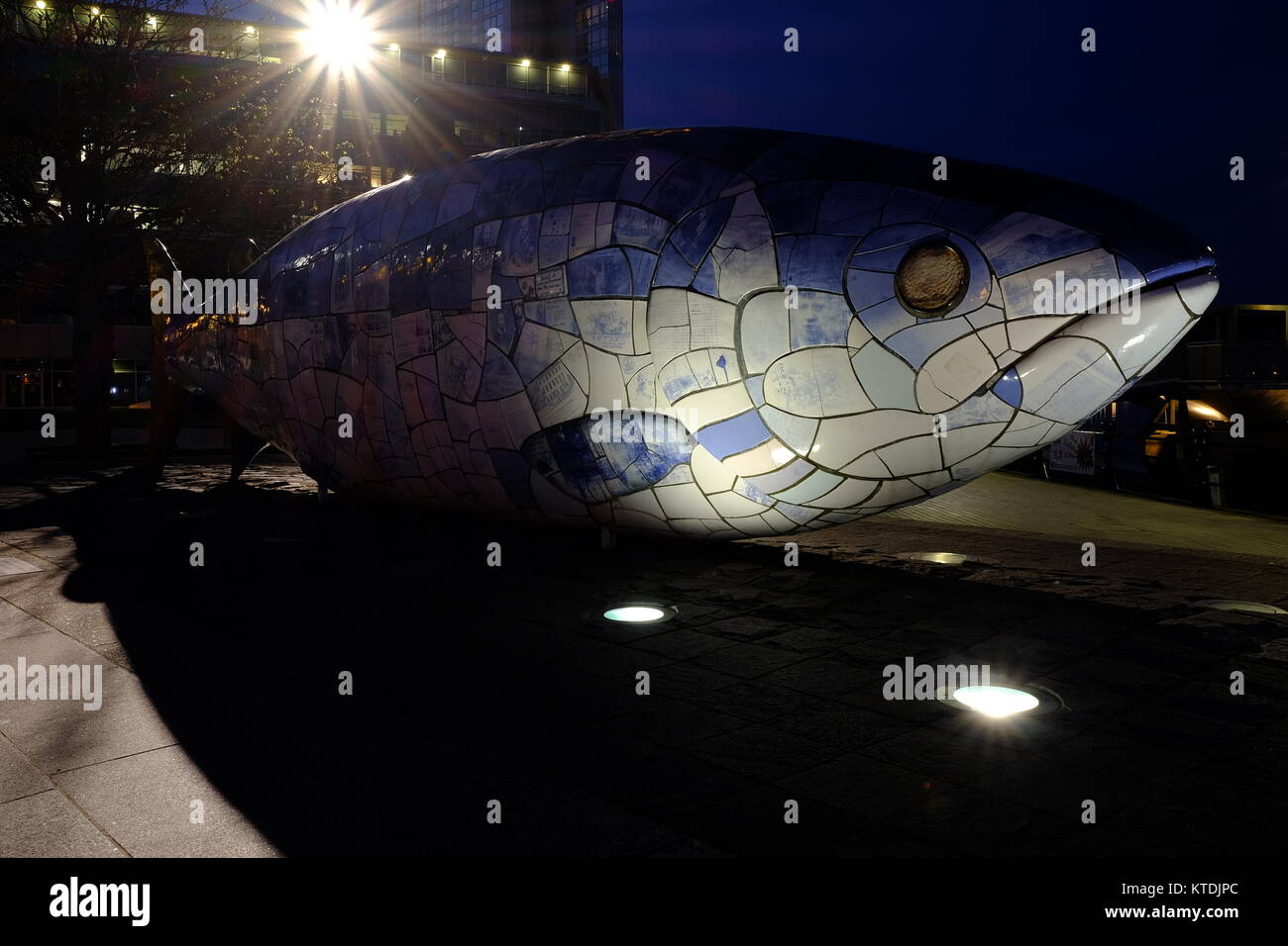 'The Big Fish', the Salmon of Knowledge at the city of Belfast in ...