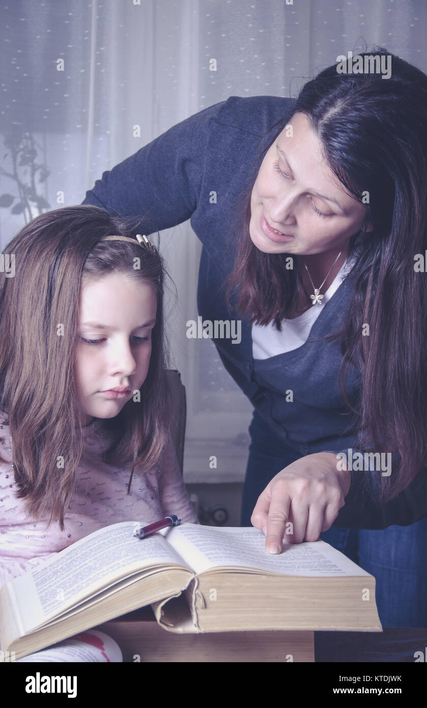 Homework parent primary hi-res stock photography and images - Alamy