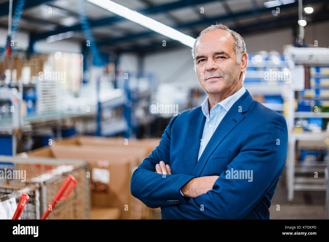 Portrait of business founder in his comapy Stock Photo - Alamy