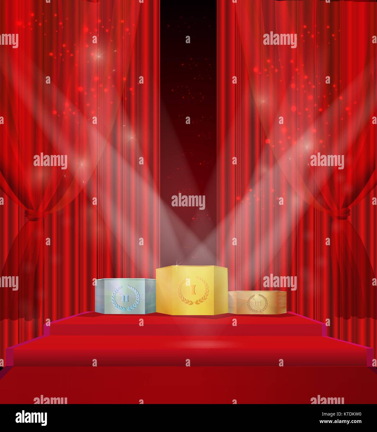 Winners podium vector hi-res stock photography and images - Alamy