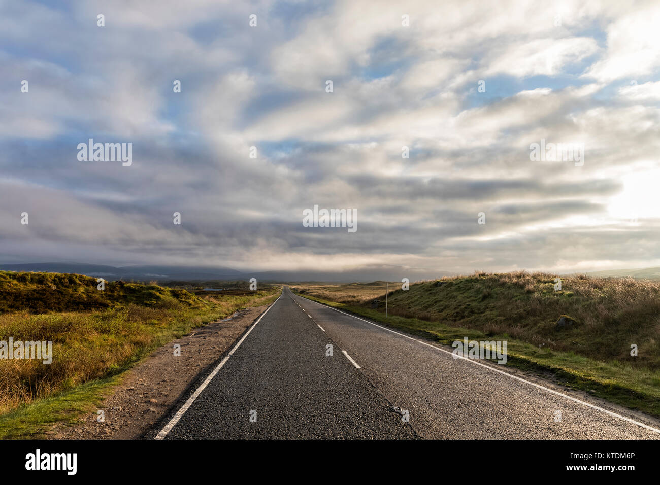 Great Britain, Scotland, Scottish Highlands, Glencoe, A82 road Stock ...