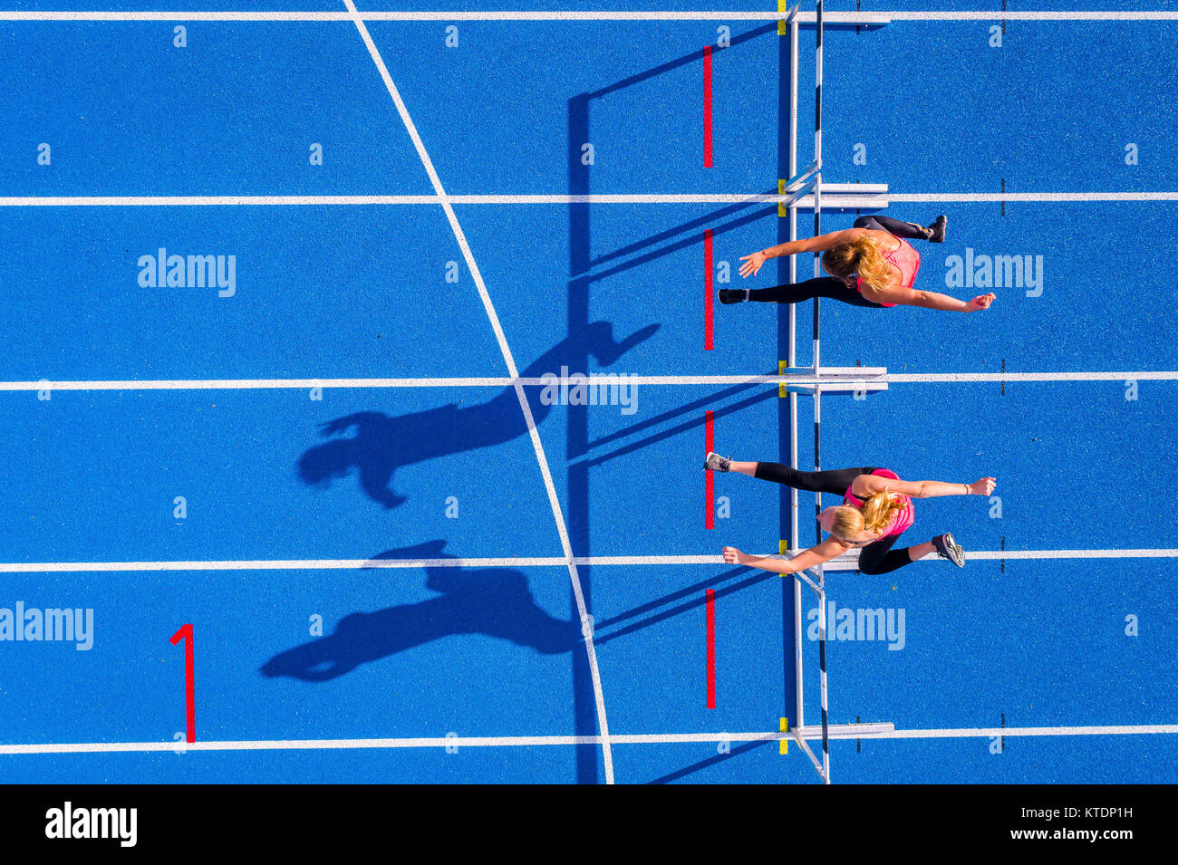 Aerial hurdler hi-res stock photography and images - Alamy