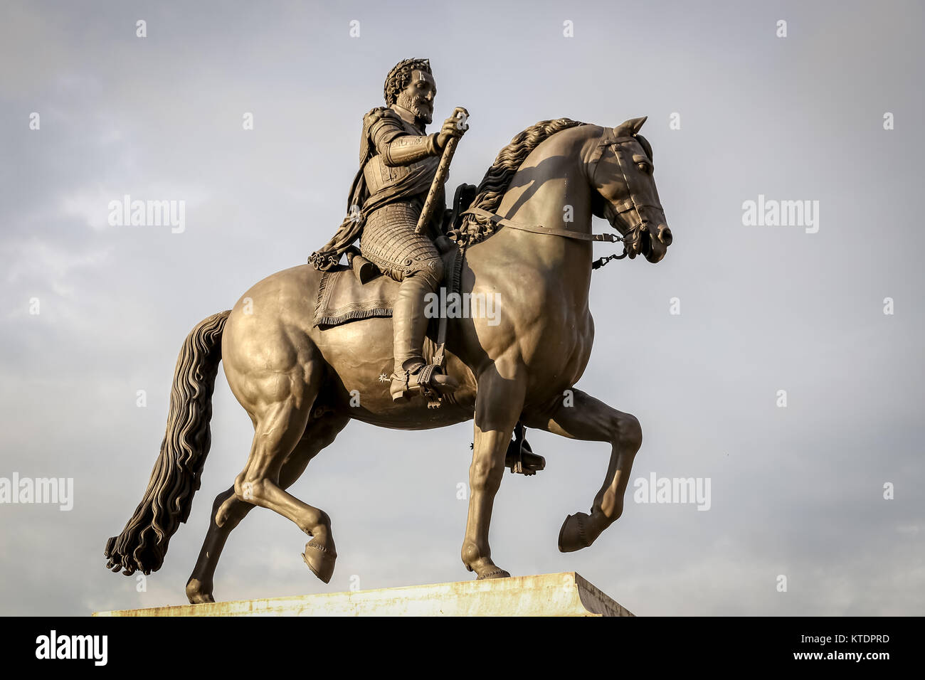 Statue of Henrici Magni in Paris City, France Stock Photo - Alamy