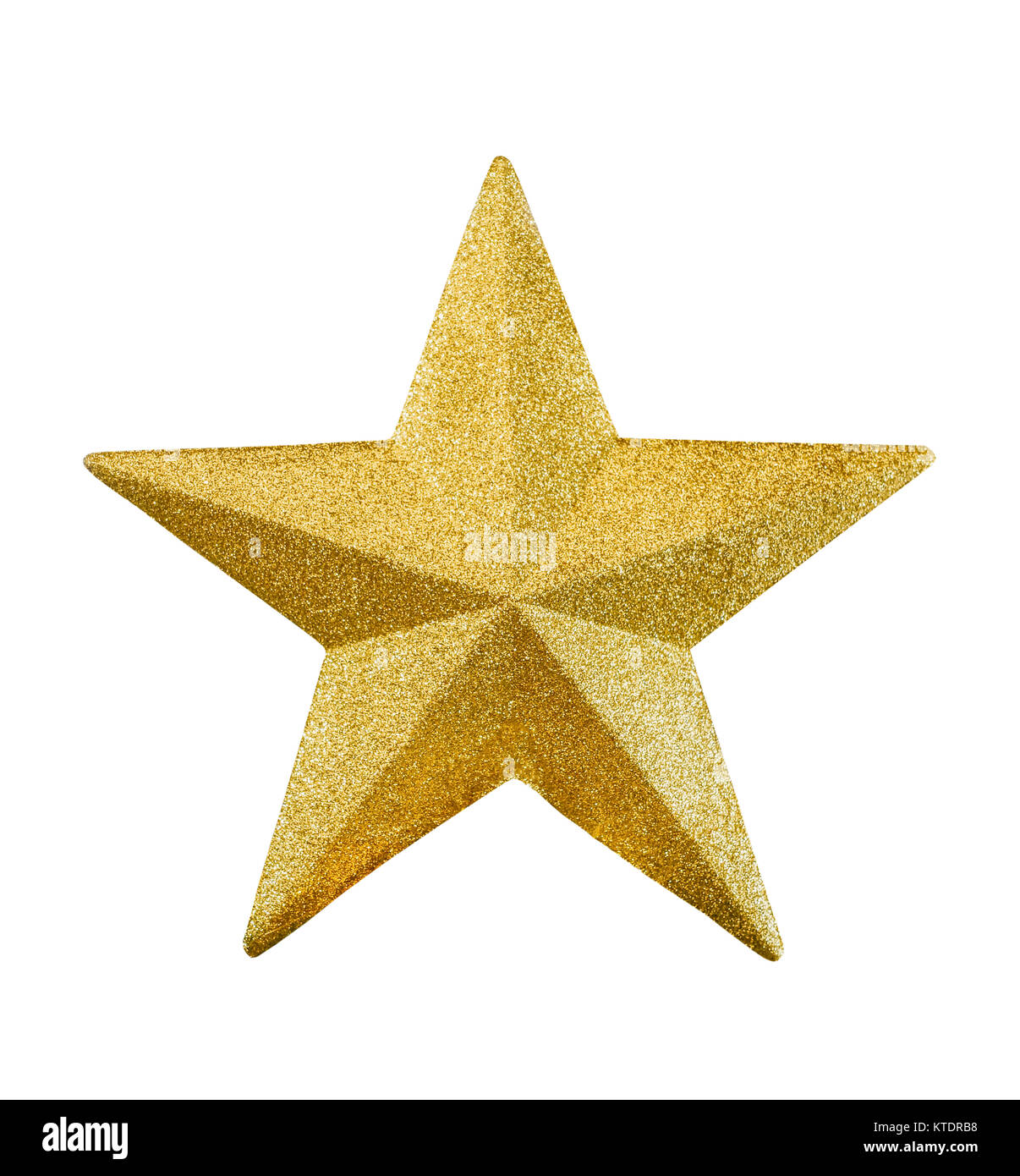 Close up golden star isolated on white background Stock Photo - Alamy