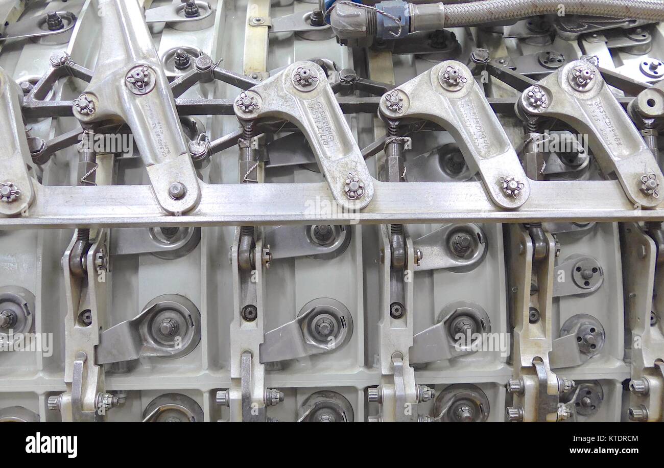 Old engine of fighter jet close up Stock Photo - Alamy