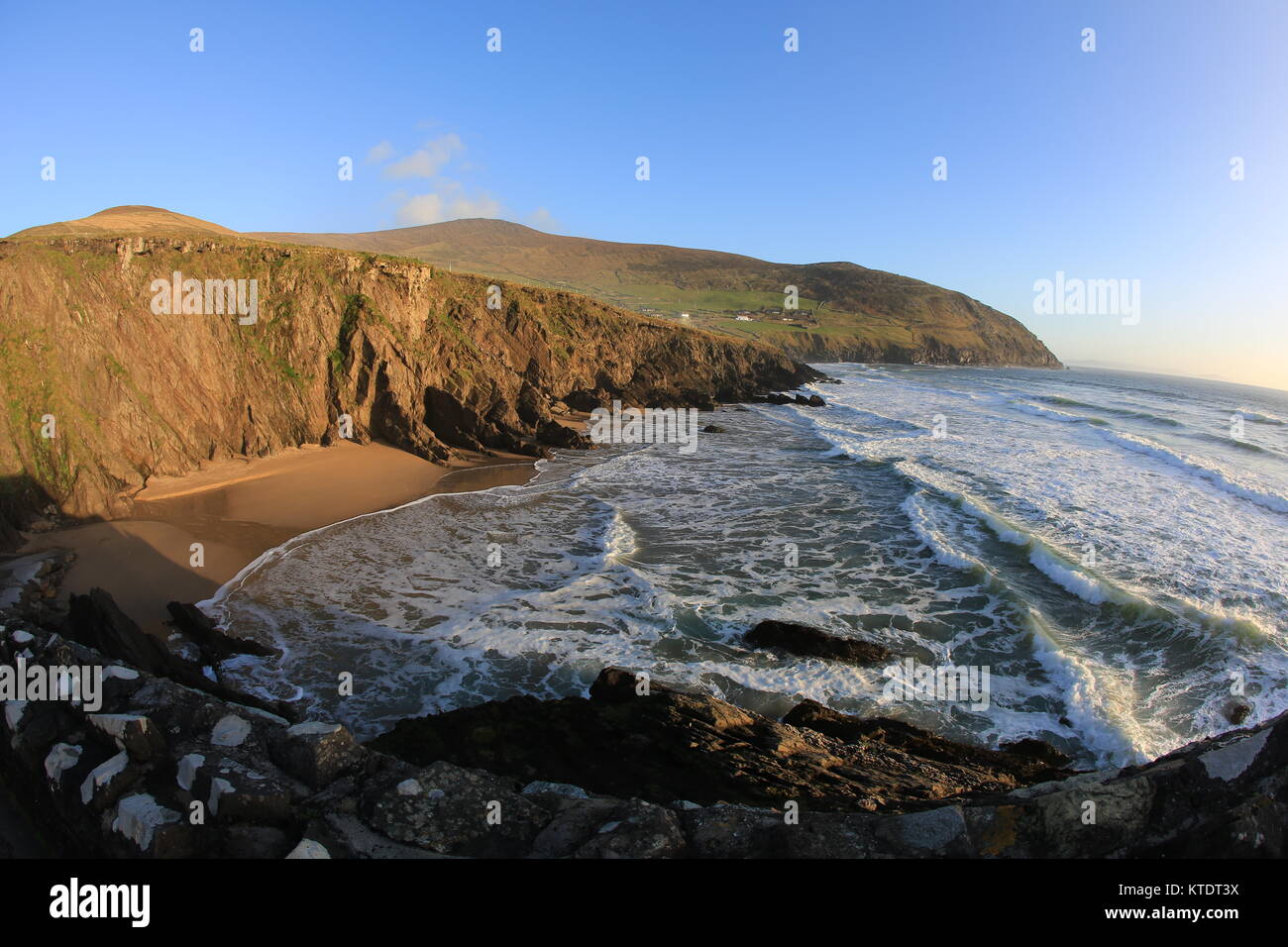 Beach seaside in Ireland Stock Photo - Alamy