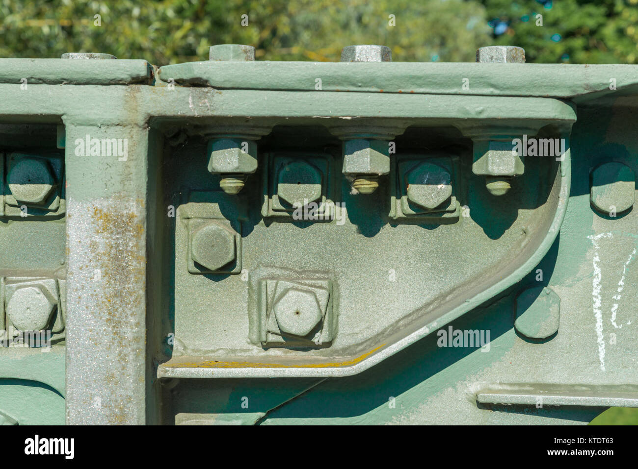 Riveted steel beam steel bridge hi-res stock photography and images - Alamy