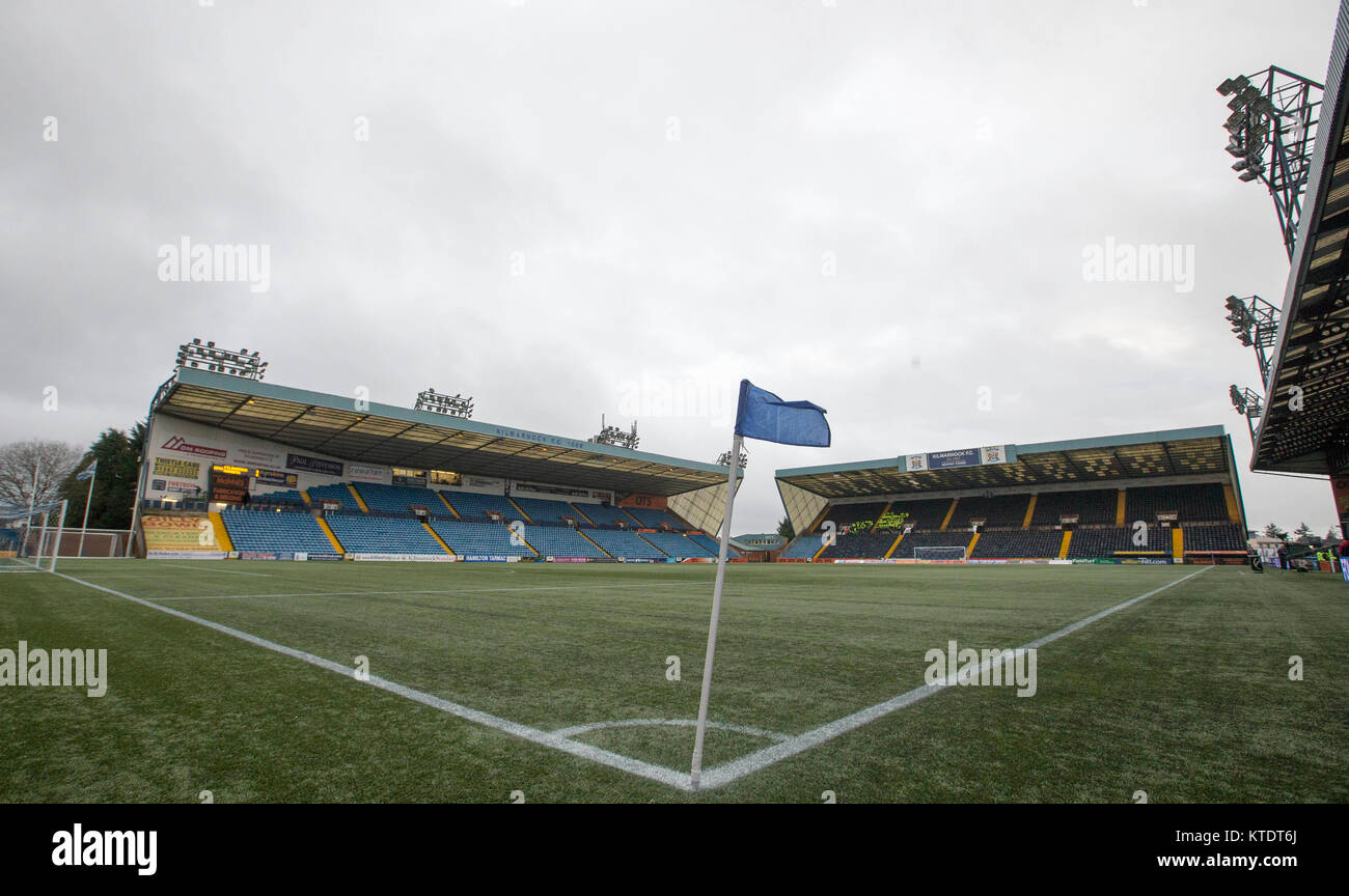 A general view of Rugby Park, Kilmarnock Stock Photo - Alamy