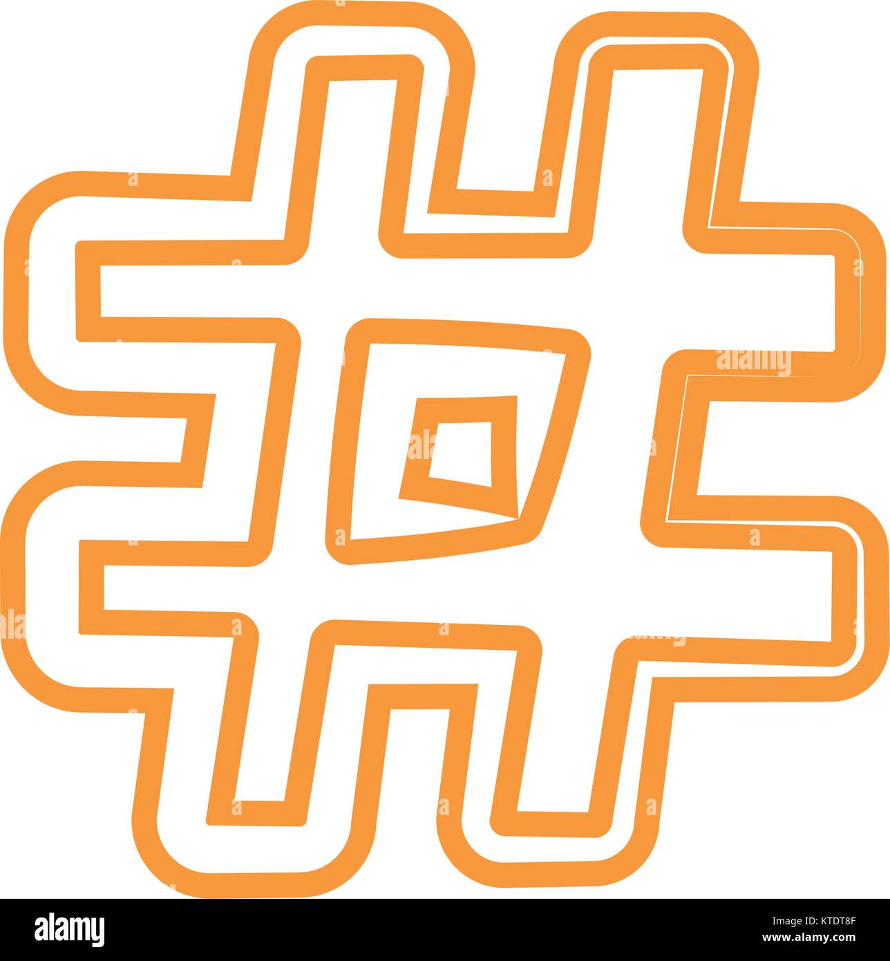 Hashtag social symbol Stock Vector Image & Art - Alamy