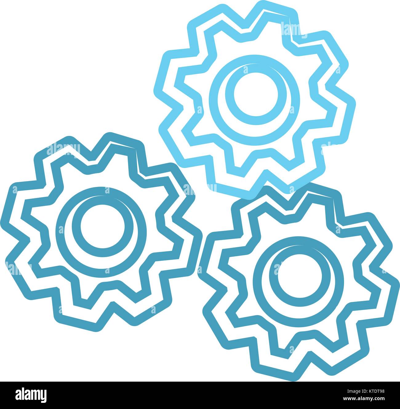 Gears machinery pieces Stock Vector Image & Art - Alamy