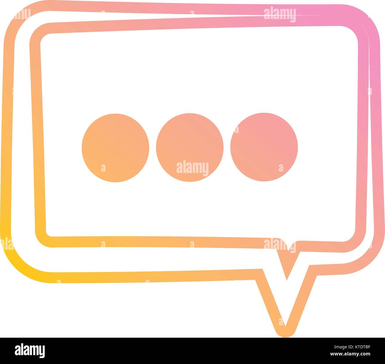 Chat bubble symbol Stock Vector Image & Art - Alamy