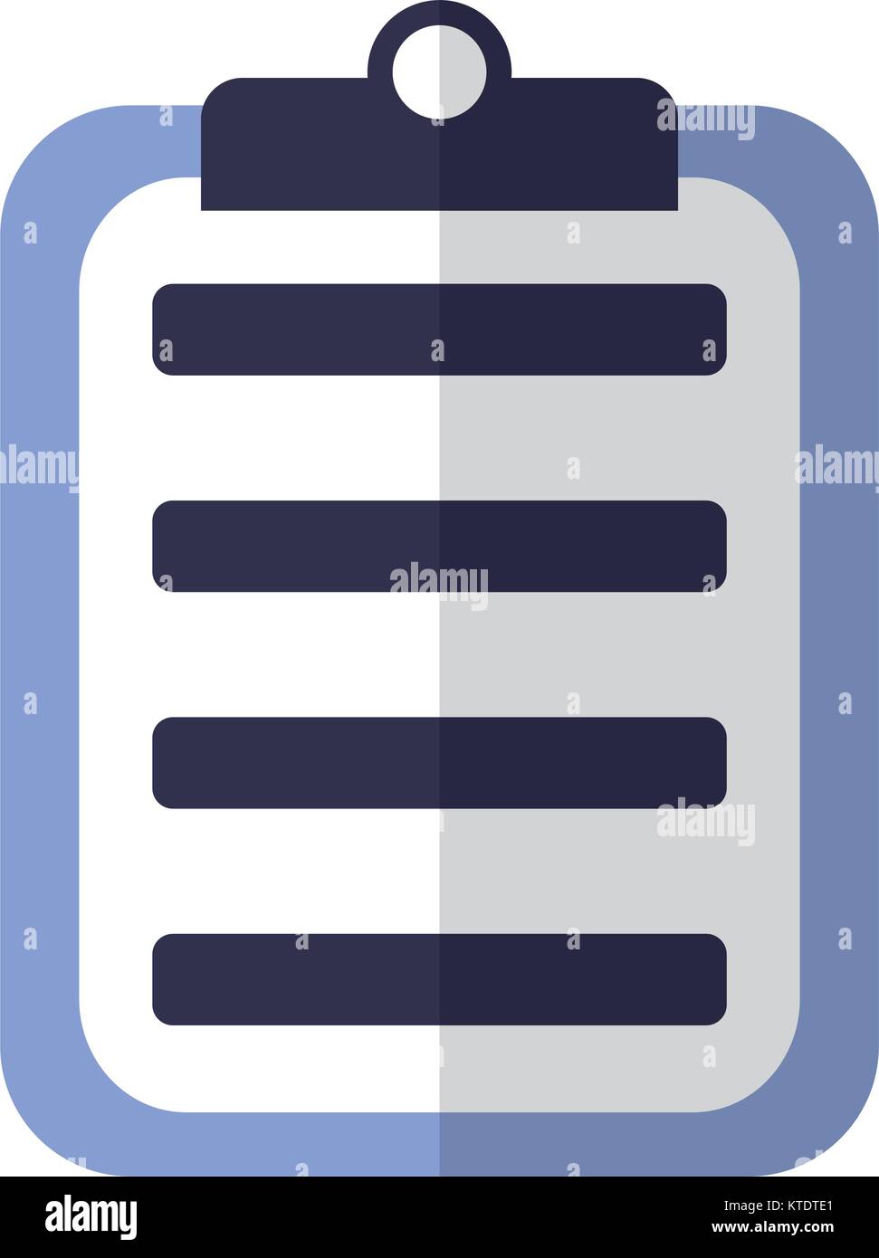 clipboard with paper icon image vector illustration design Stock Vector ...