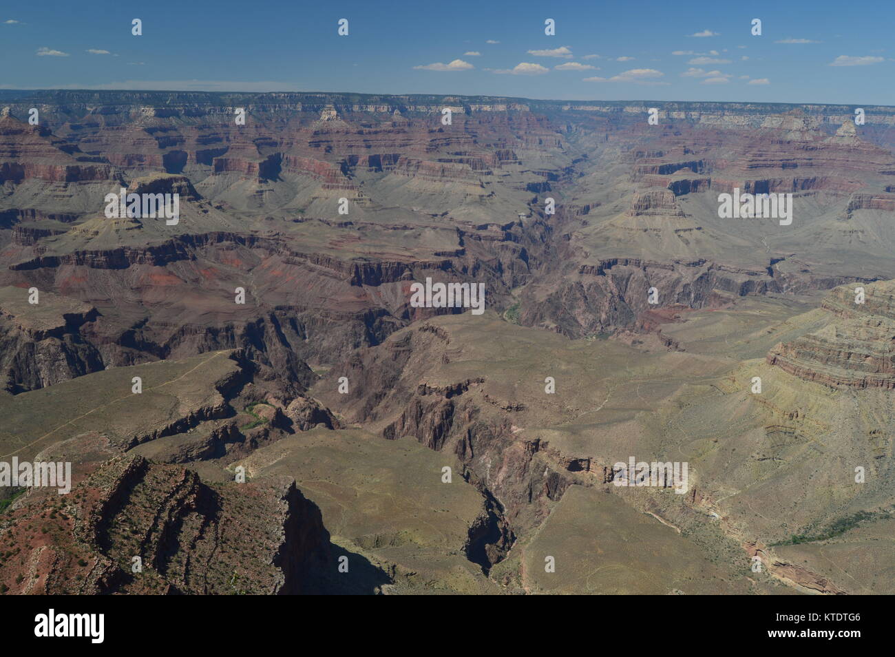 Grand Canyon Of The Colorado River. South Kaibab Trailhead. Geological ...