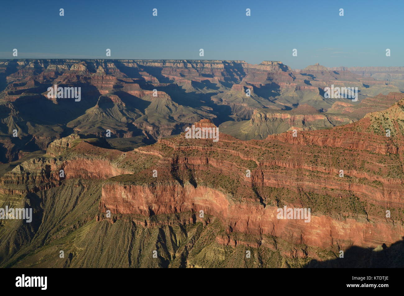 Grand Canyon Of The Colorado River. South Kaibab Trailhead. Geological ...