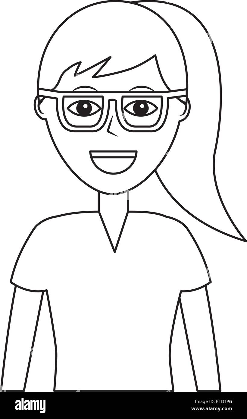portrait female doctor medical healthcare character vector illustration ...