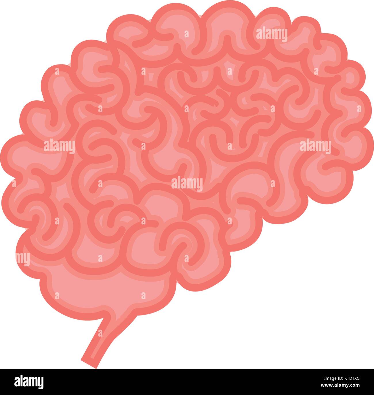 brain storming isolated icon vector illustration design Stock Vector ...
