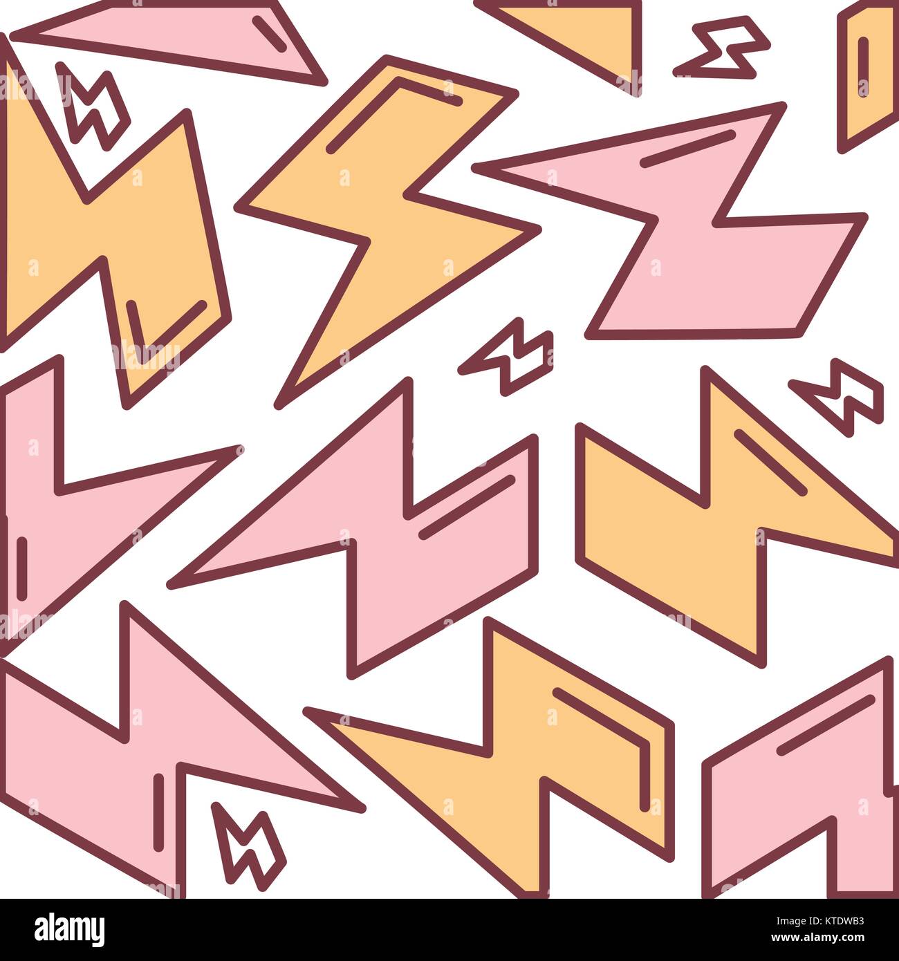 electric ray symbol pattern background vector illustration design Stock ...