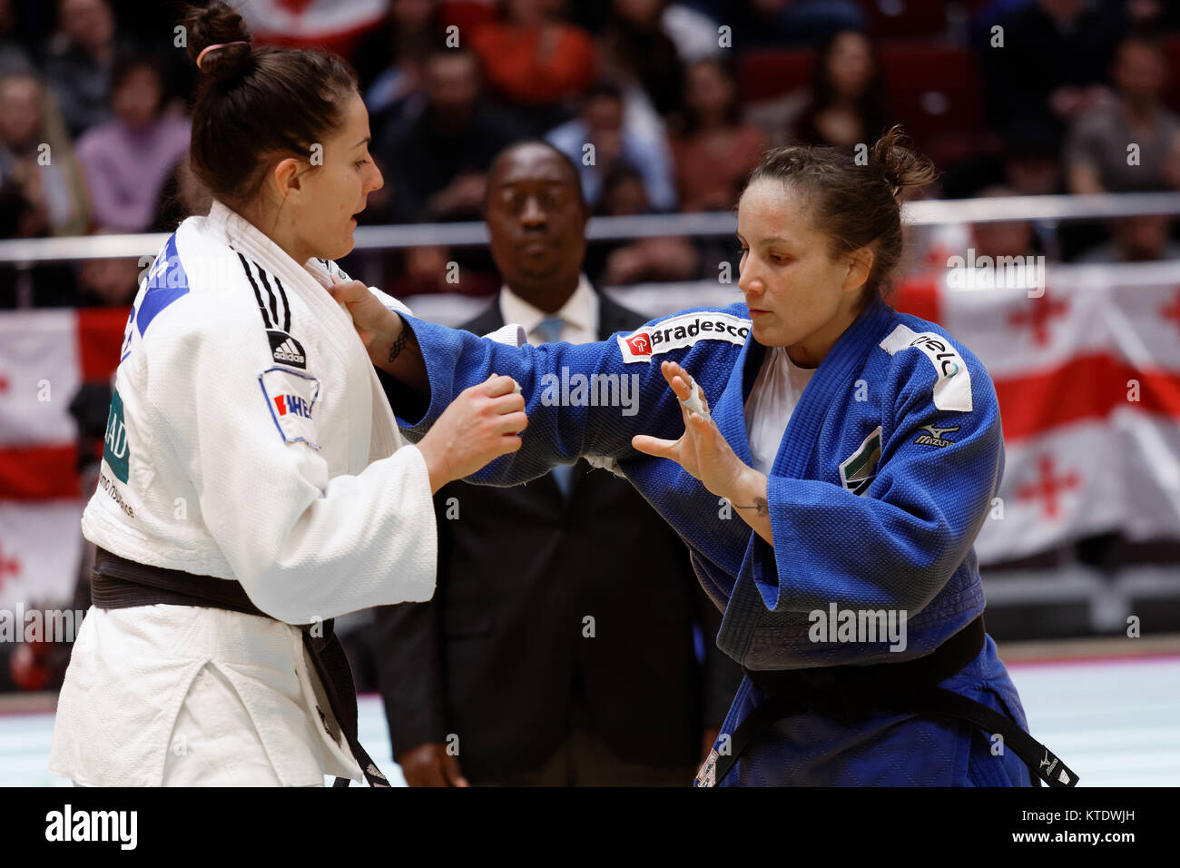 St. Petersburg, Russia - December 17, 2017: Final fight Maria Portela ...