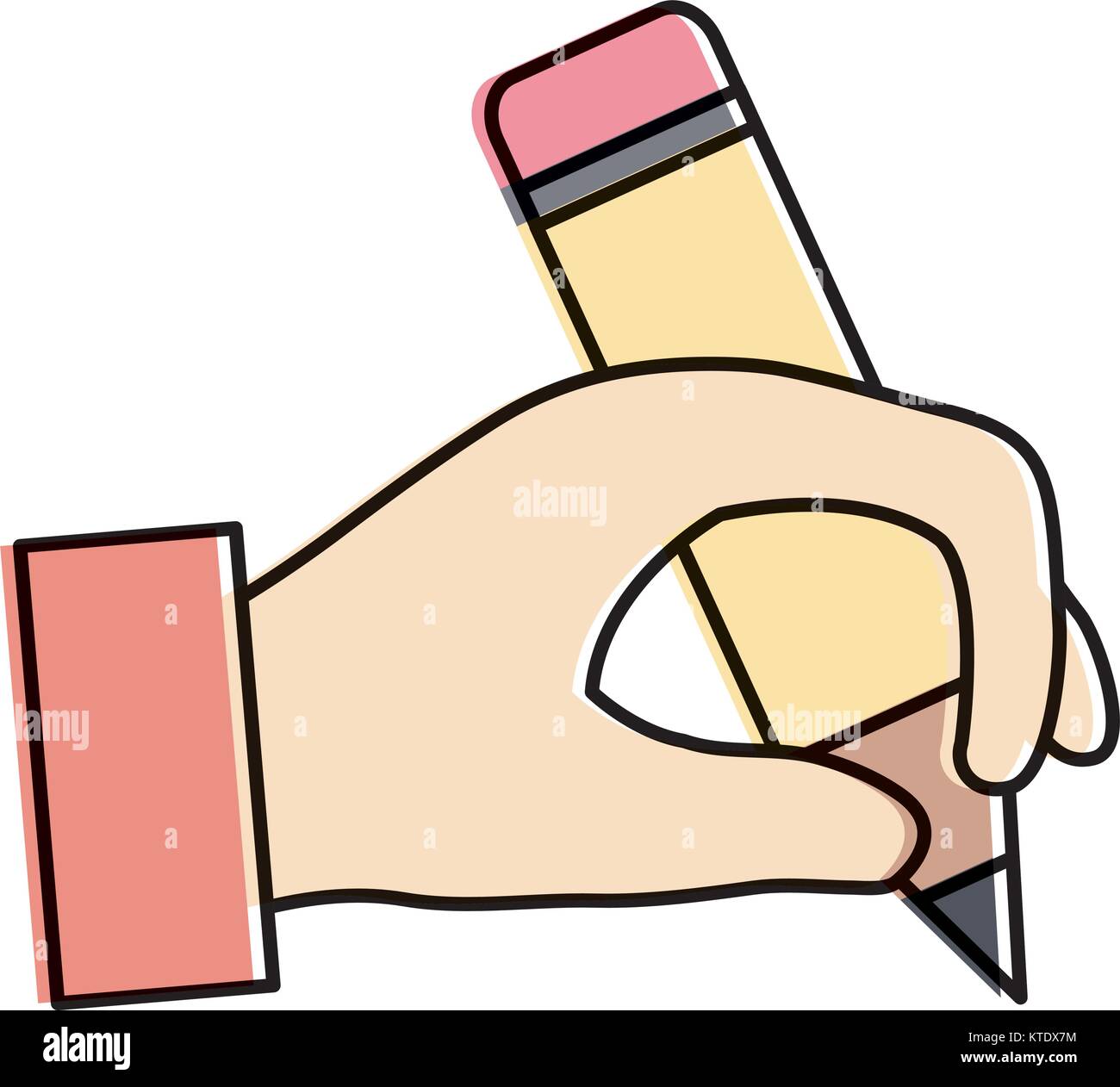 hand human writing icon vector illustration design Stock Vector Image ...