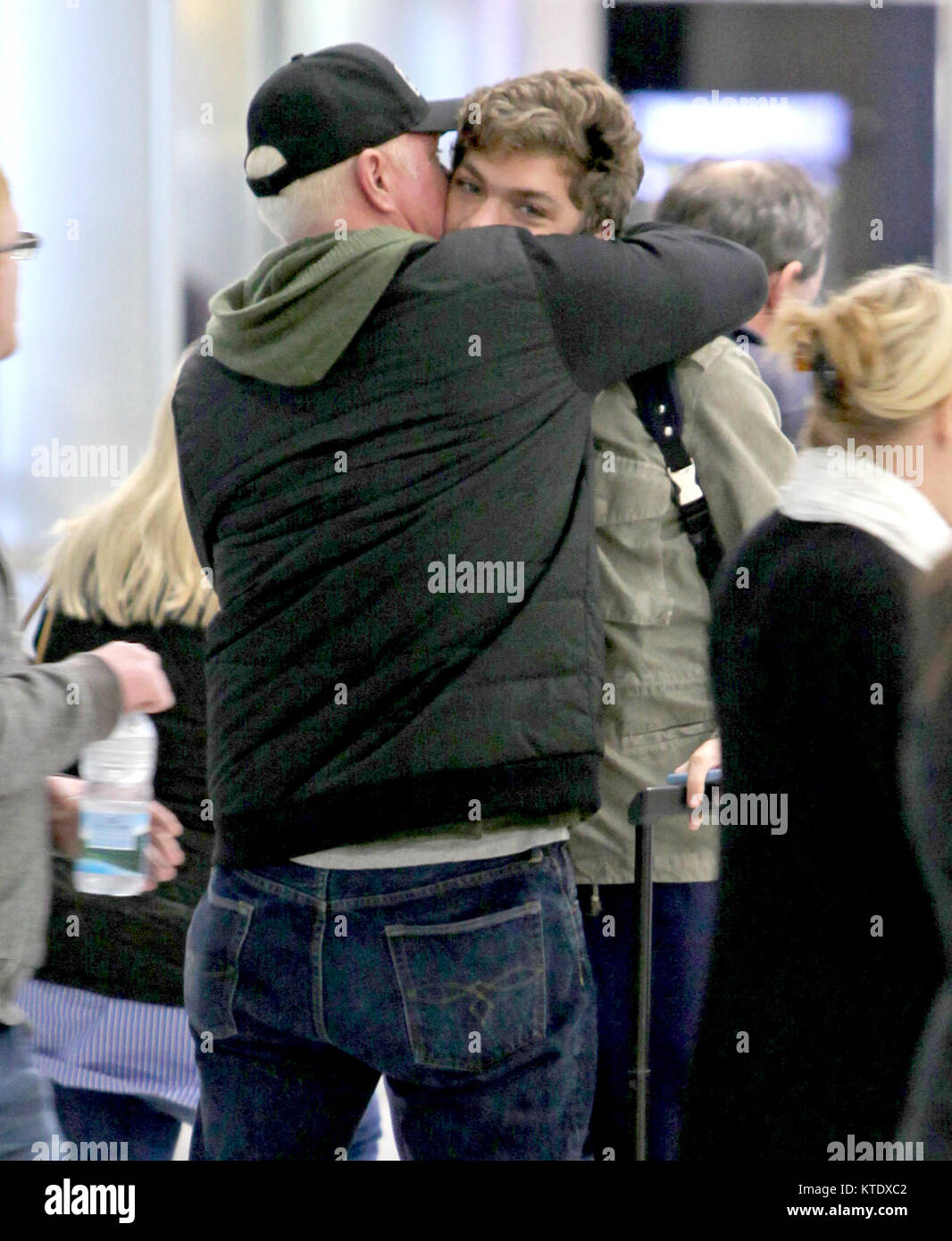 Boris Becker collects his son from Heathrow Airport. Becker also turns ...