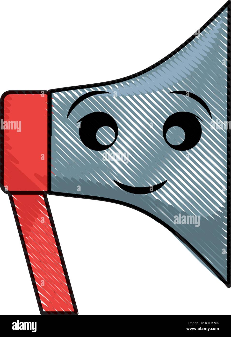 kawaii megaphone vector illustration Stock Vector Image & Art - Alamy