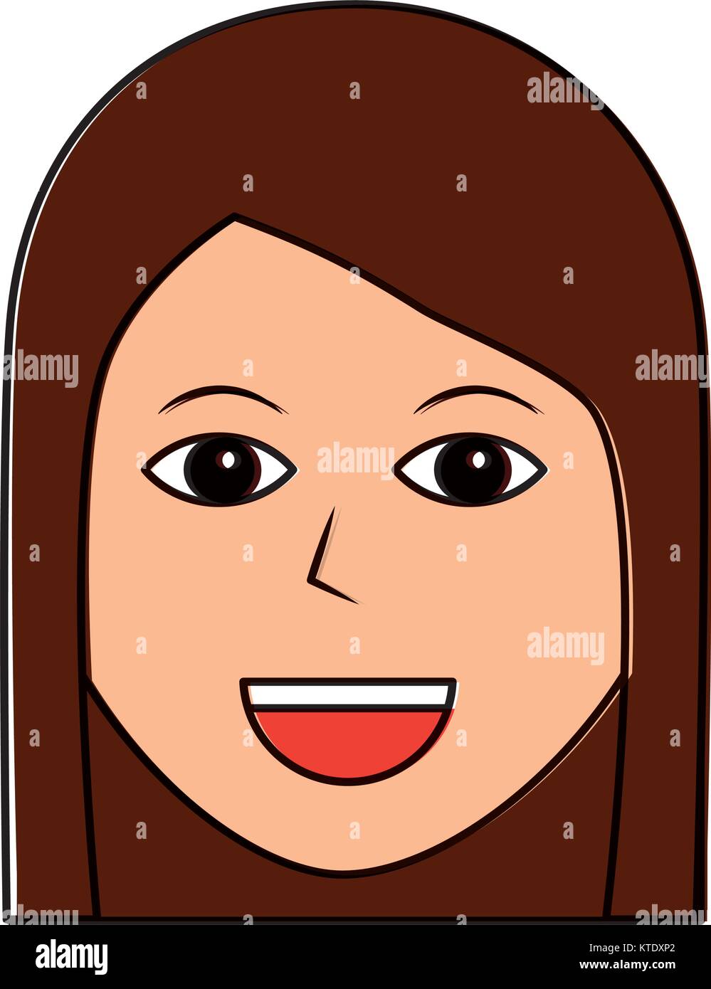 happy woman icon image vector illustration design Stock Vector Image ...