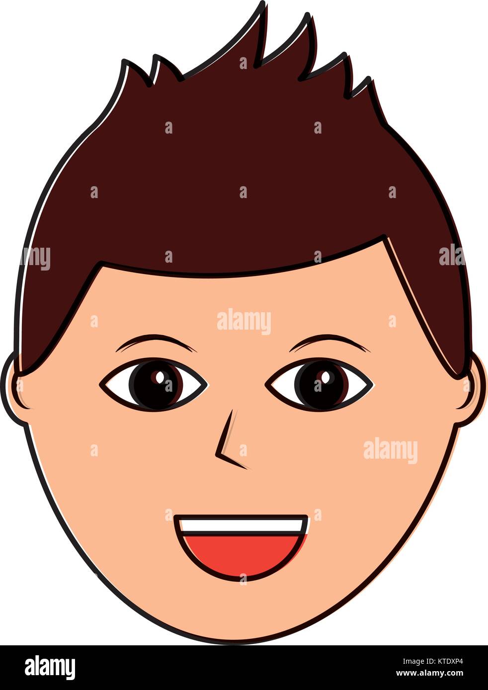 happy man icon image vector illustration design Stock Vector Image ...