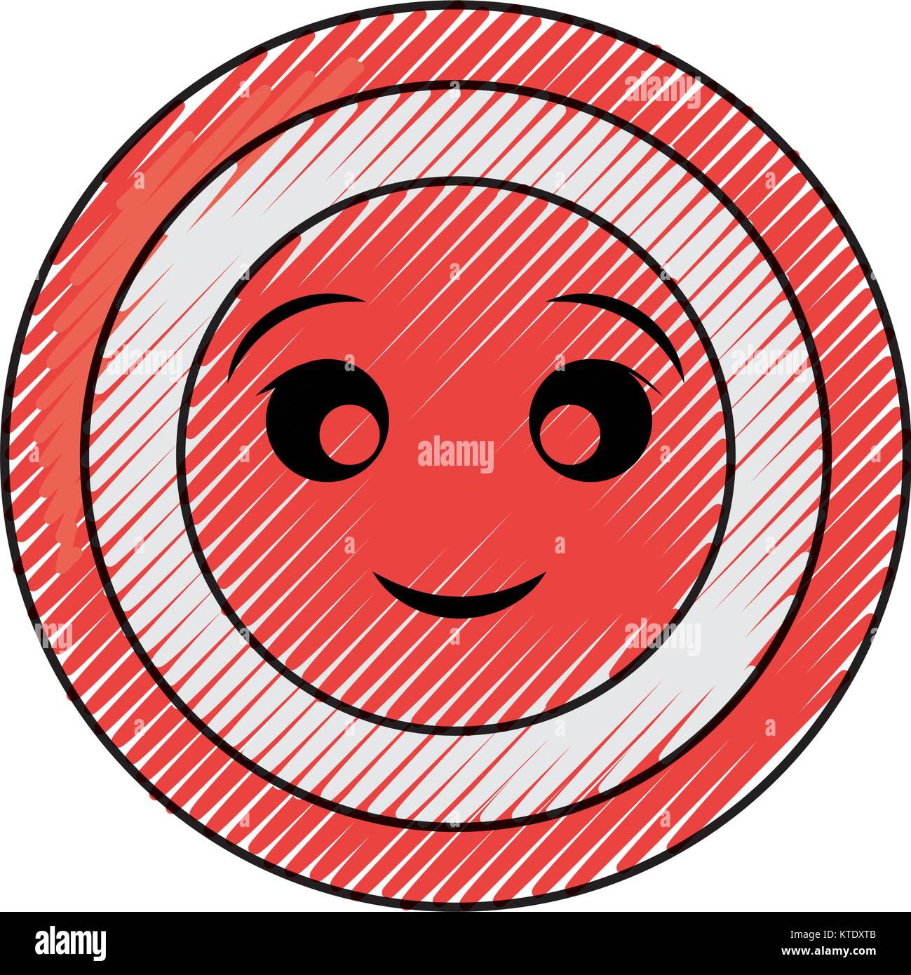 kawaii target vector illustration Stock Vector Image & Art - Alamy