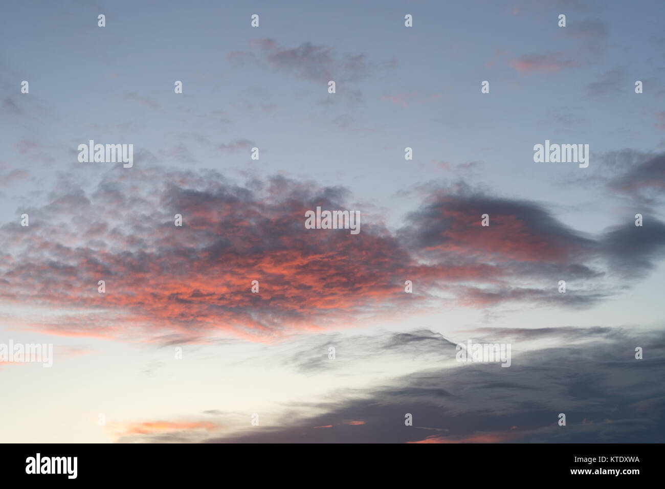 Scenic view of cloudy sky during sunset Stock Photo - Alamy