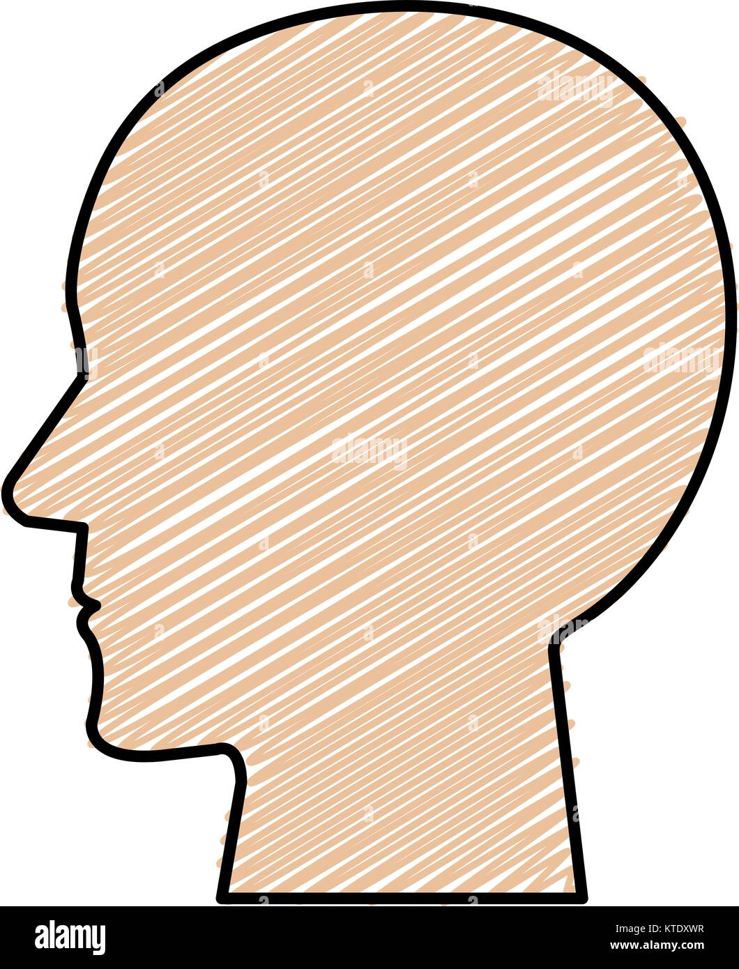 human profile isolated icon vector illustration design Stock Vector ...