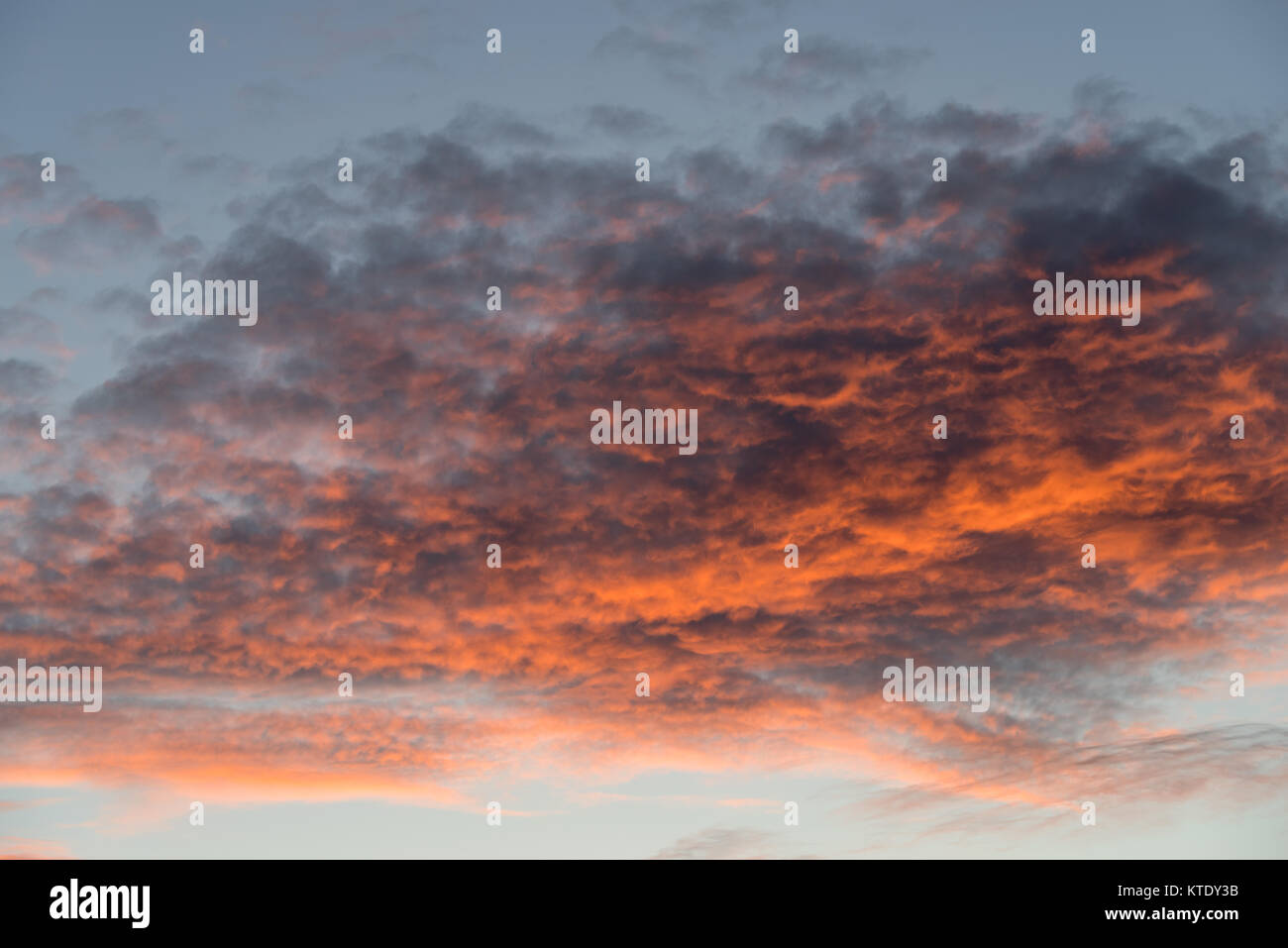 Scenic view of cloudy sky during sunset Stock Photo - Alamy