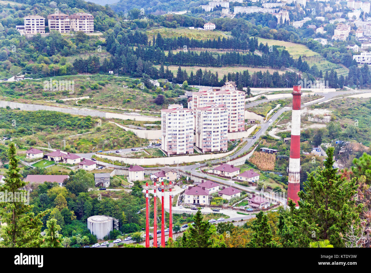 Panorama embankment russian resort hi-res stock photography and images ...