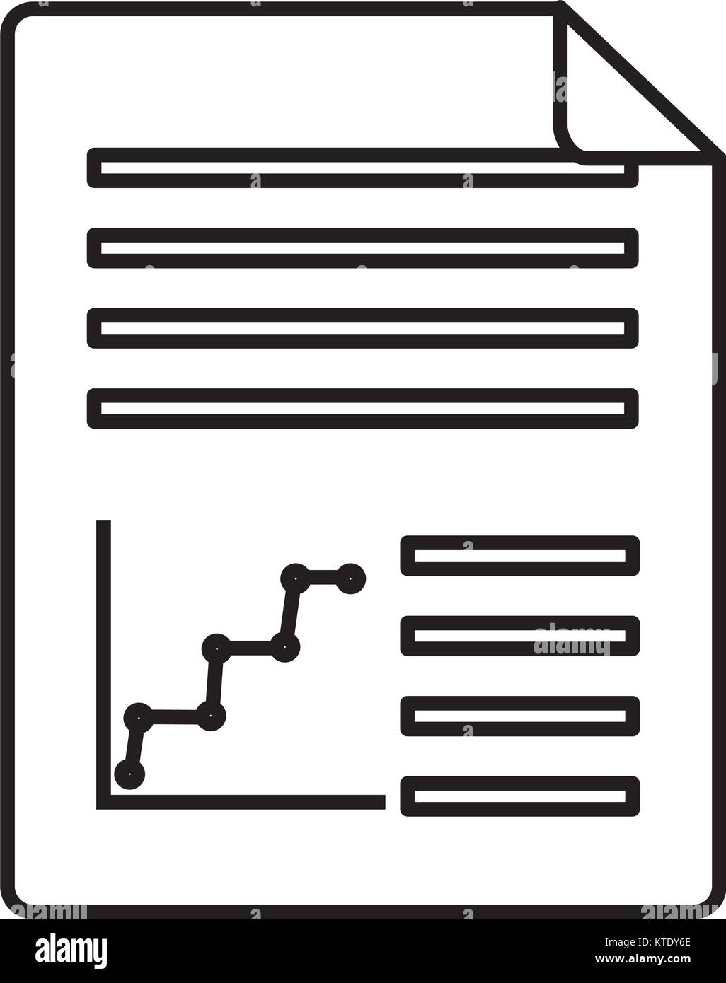 document web diagram report icon Stock Vector Image & Art - Alamy