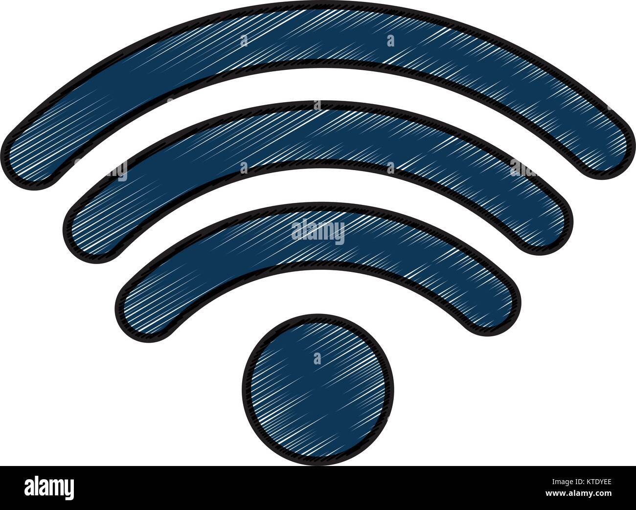internet wifi connection symbolicon vector illustration drawing image ...