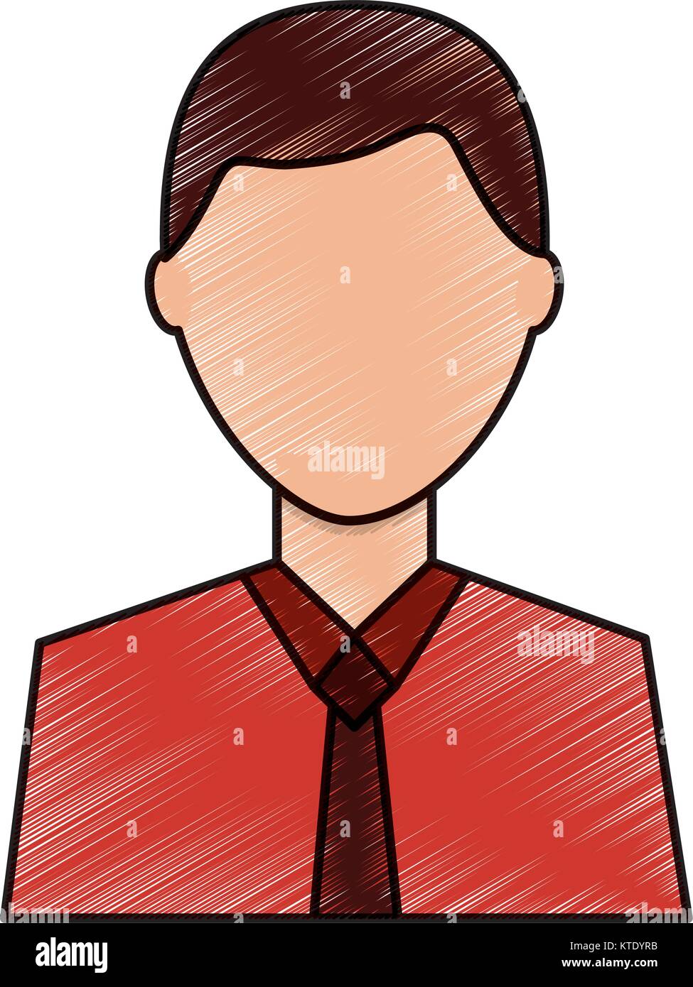 man avatar character male face portrait cartoon vector illustration ...