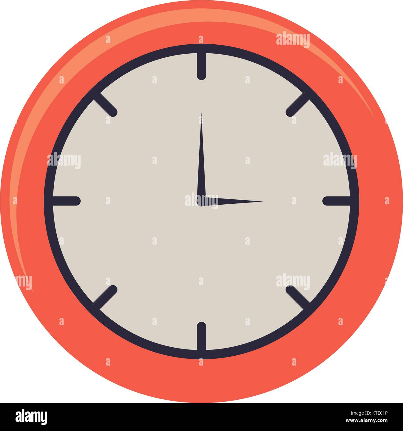 clock vector illustration Stock Vector Image & Art - Alamy