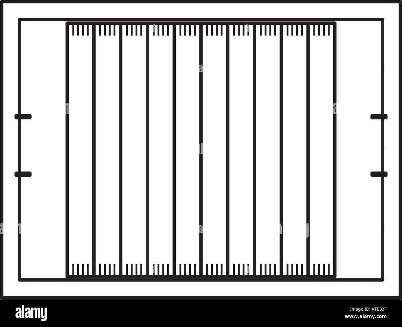 american football board vector illustration Stock Vector Image & Art ...