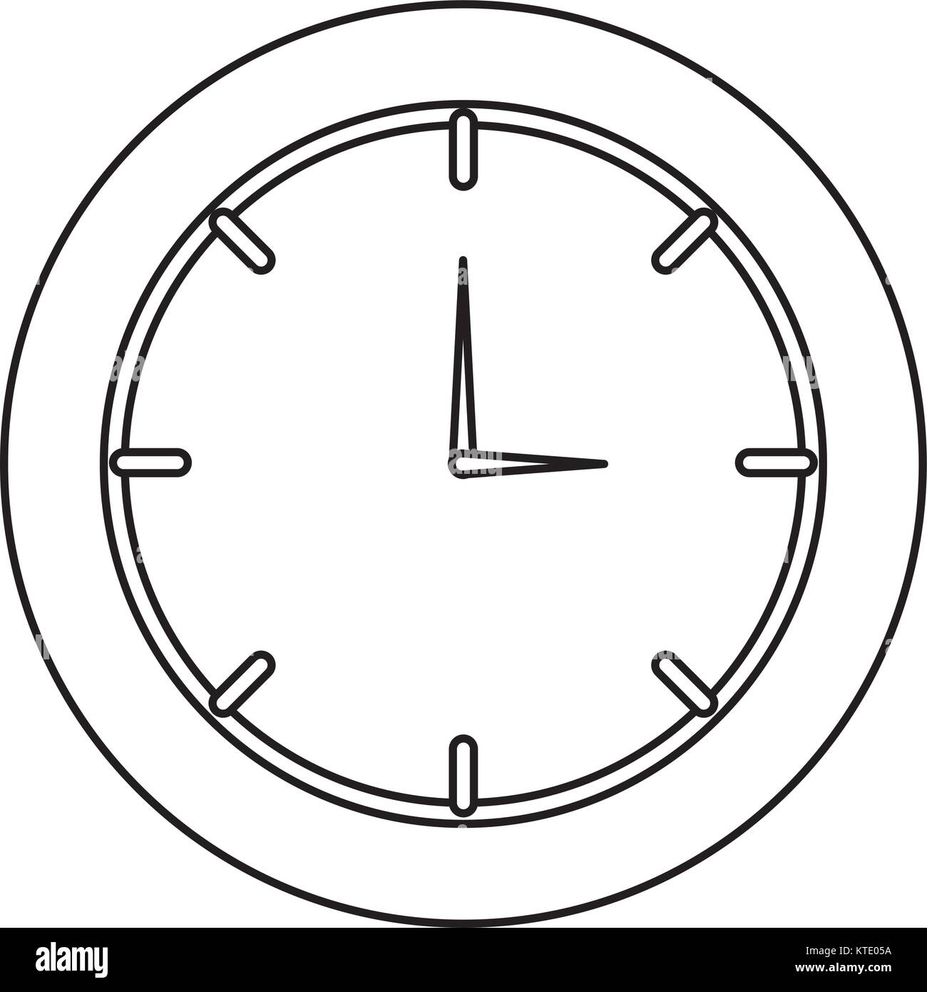 clock vector illustration Stock Vector Image & Art - Alamy