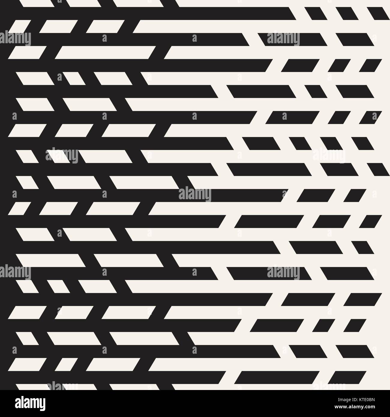 Vector seamless irregular lines. Halftone black and white color ...