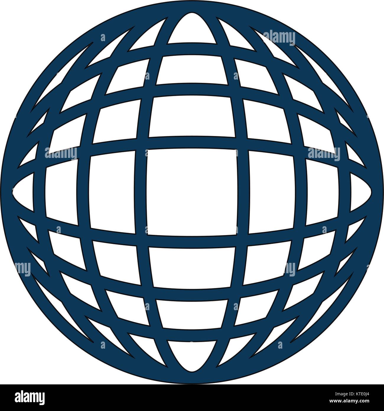 globe connection technology web data vector illustration Stock Vector ...