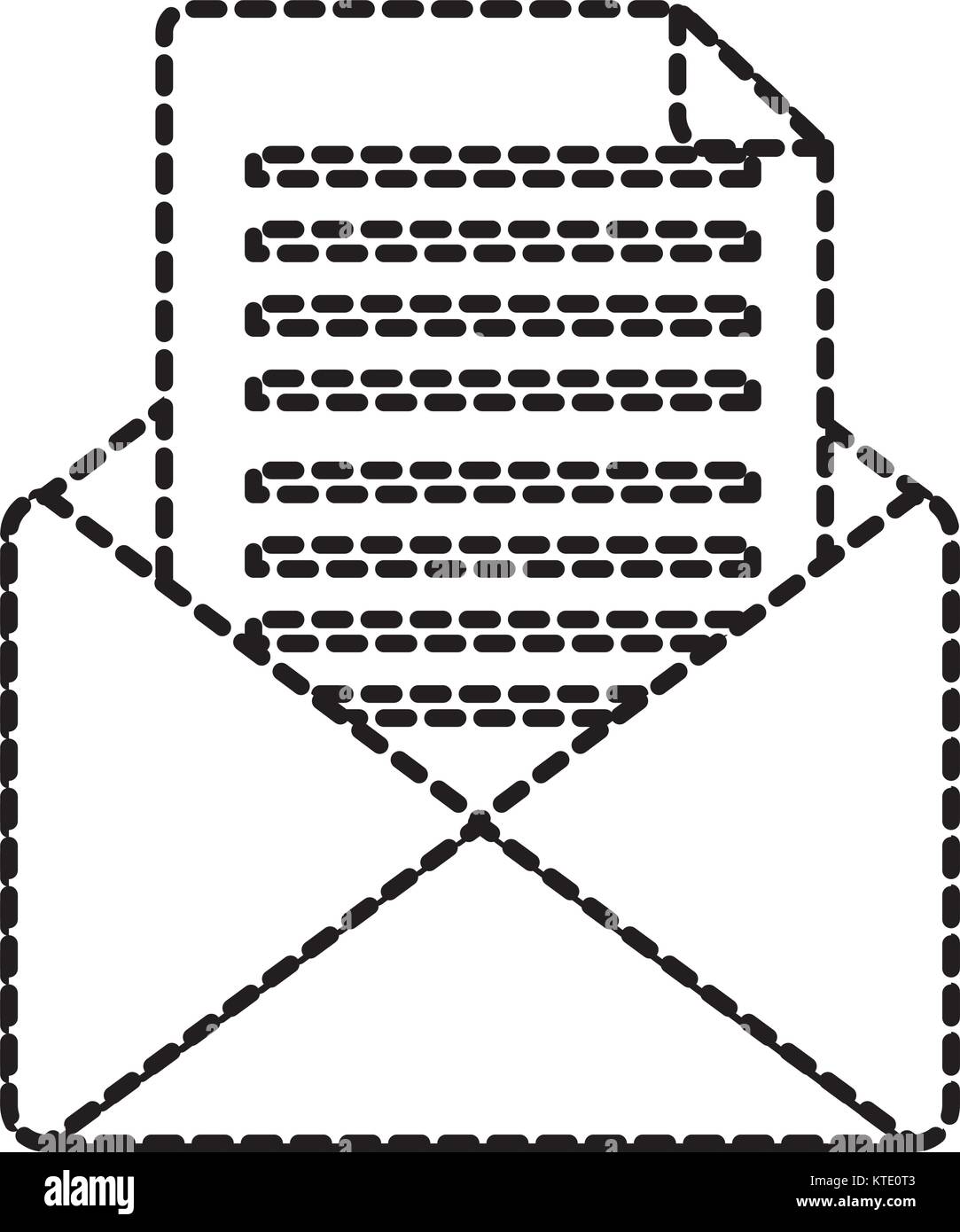 open message envelope icon image vector illustration design black ...