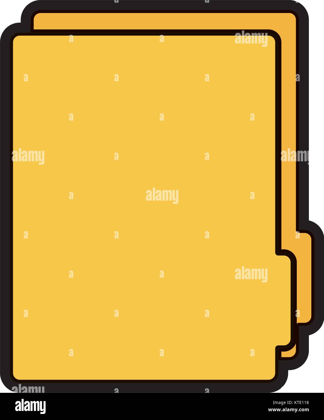 file folder icon image vector illustration design Stock Vector Image ...